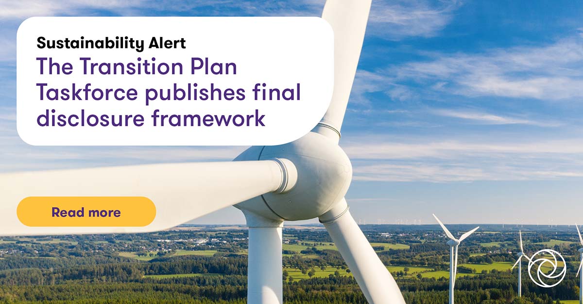 Transition Plan Taskforce final disclosure framework | Grant Thornton ...