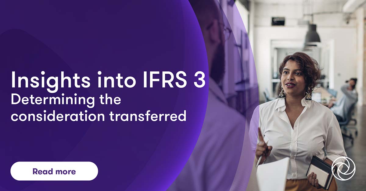 IFRS 3 - Consideration transferred | Grant Thornton insights