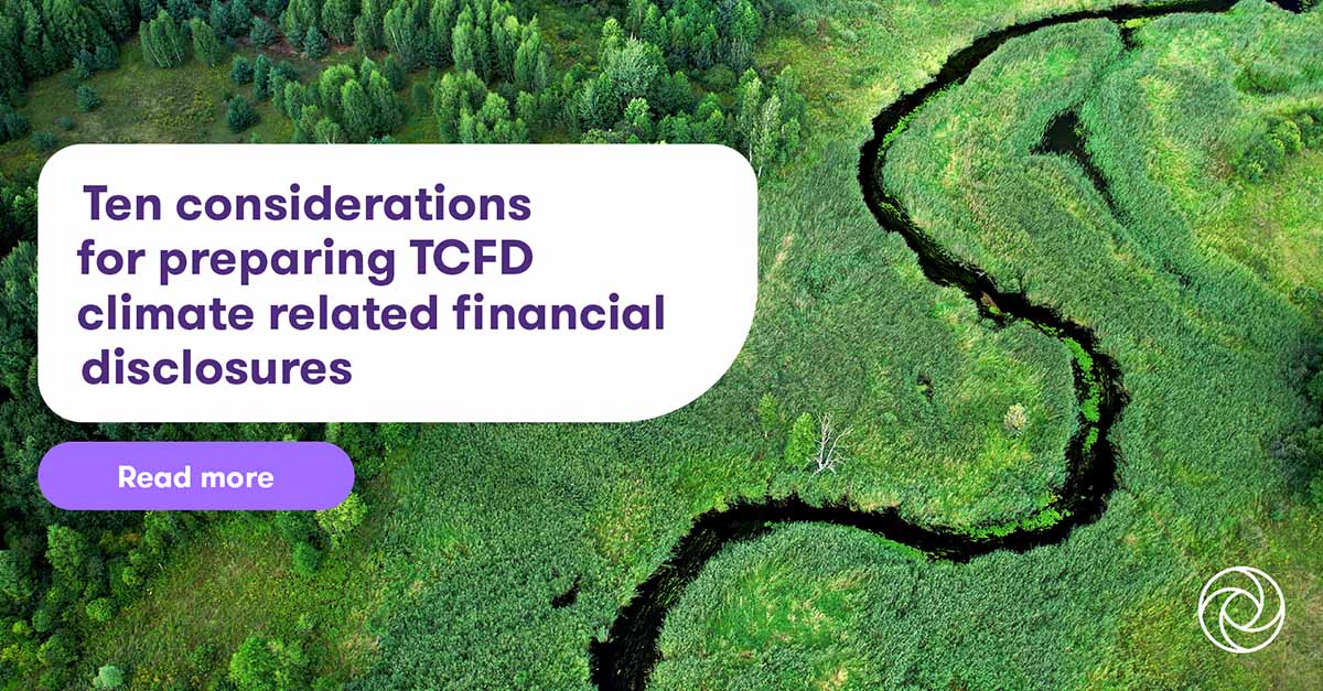 Preparing TCFD climate-related financial disclosures | Grant Thornton insights
